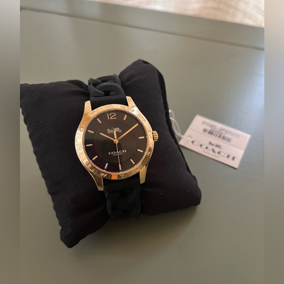 Coach | Accessories | Nwt Coach Black And Gold Womens Watch | Poshmark